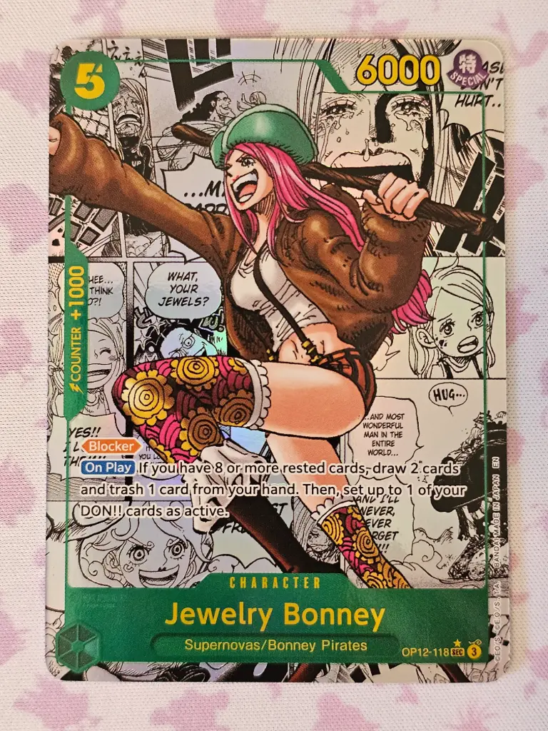 Jewelry Bonney OP12-118 - Manga Rare One Piece Legacy Of The Master ...